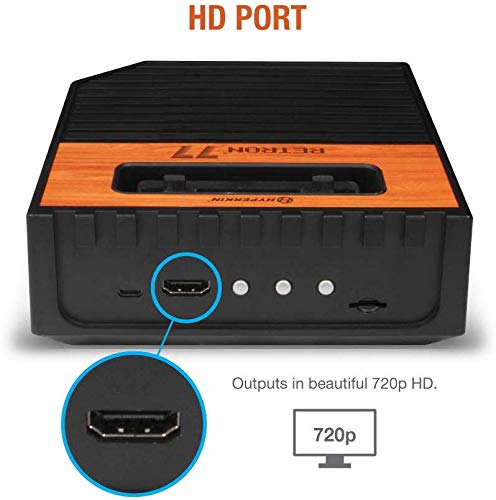 Hyperkin Retron 77 Atari 2600 HD Gaming Console with 2x Atari 2600 Premium Controllers Bundle