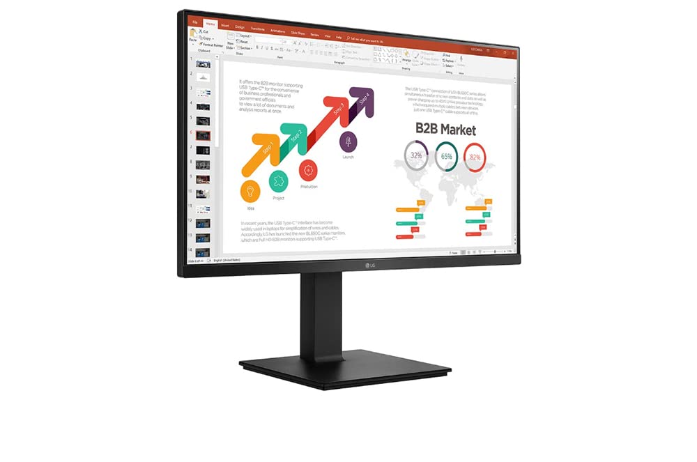 LG 68,6cm/27'' (1920x1080) 27BP450Y-B 16:9 5ms IPS HDMI VGA DisplayPort VESA Pivot Full HD Black