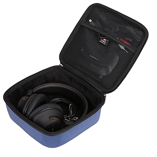 FBLFOBELI Hard Headphones Case Compatible with Avantree HT5009 40Hrs Wireless Bluetooth Headphones, EVA Shockproof Waterproof Travel Portable Storage Bag (Case Only)