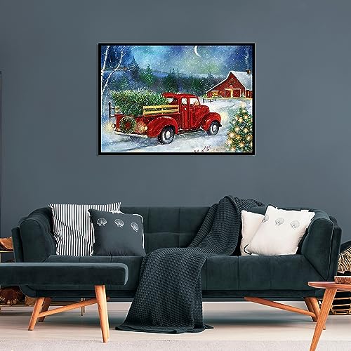 LWZAYS Cross Stitch Kits-Stamped Cross Stitch Kits for Beginners Adults 12x16inch Landscape Counted DIY Embroidery Needlepoint Kits Home Decor (YS16-)
