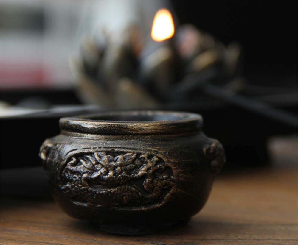 Royal Brands’ Zen Garden with Buddha, Rake, Tea Light Candle and Incense Holder - Peace and Tranquility (14.5"x5"x7")