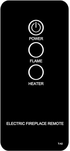 CHOUBENBEN Compatible with Twin Star DuraflameFireplace Electric Fireplace Stove Heater Infrared Remote Control 23EF020GRA 28EF020GRA 33EF020GRA
