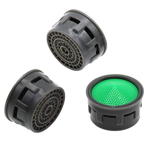 Faucet Aerator,FDXGYH 3pcs 1.5 GPM Flow Retrictor Insert Waternymph Faucet Aerator and Aquasource Faucet Parts for Bathroom Kitchen