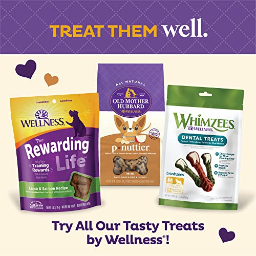 Old Mother Hubbard by Wellness Classic P-Nuttier Natural Dog Treats, Crunchy Oven-Baked Biscuits, Ideal for Training, Small Size, 20 ounce bag