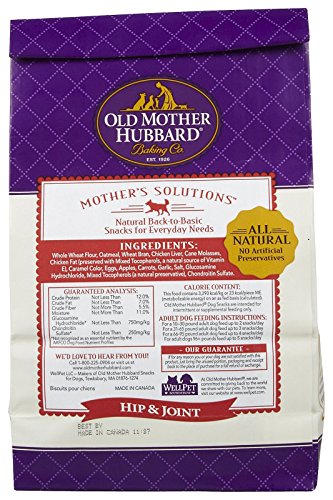 Old Mother Hubbard by Wellness Mother's Solutions Hip & Joint Natural Dog Treats, Crunchy Oven-Baked Biscuits, Ideal for Training, 20 ounce bag