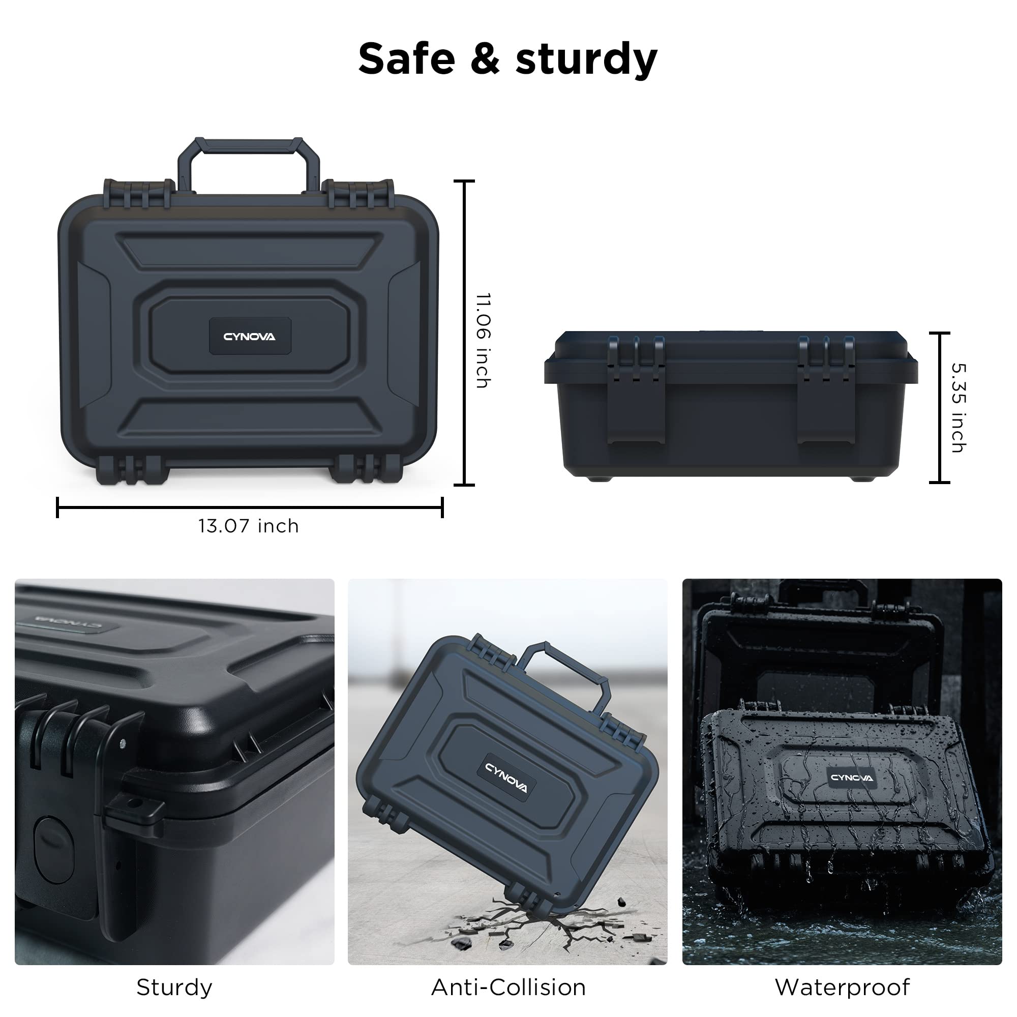 CYNOVA Hard Case for DJI Mini 3 Pro and DJI Mini 3 Pro Accessories Fly More Kit