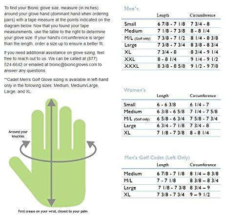 Bionic Men's Racquetball Glove (Small, Right)