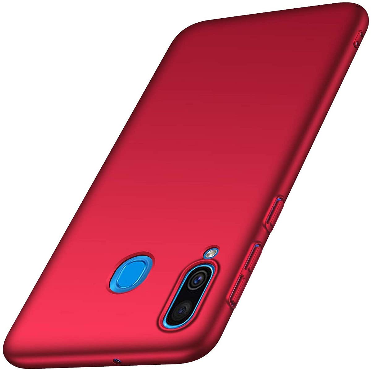 Case for Samsung Galaxy A40 Case Slim Protective Lightweight [Defend from Shock/Scratch/Slip/Fingerprint] PC Hard Ultra Thin Phone Cover for Samsung Galaxy A40 (Red)