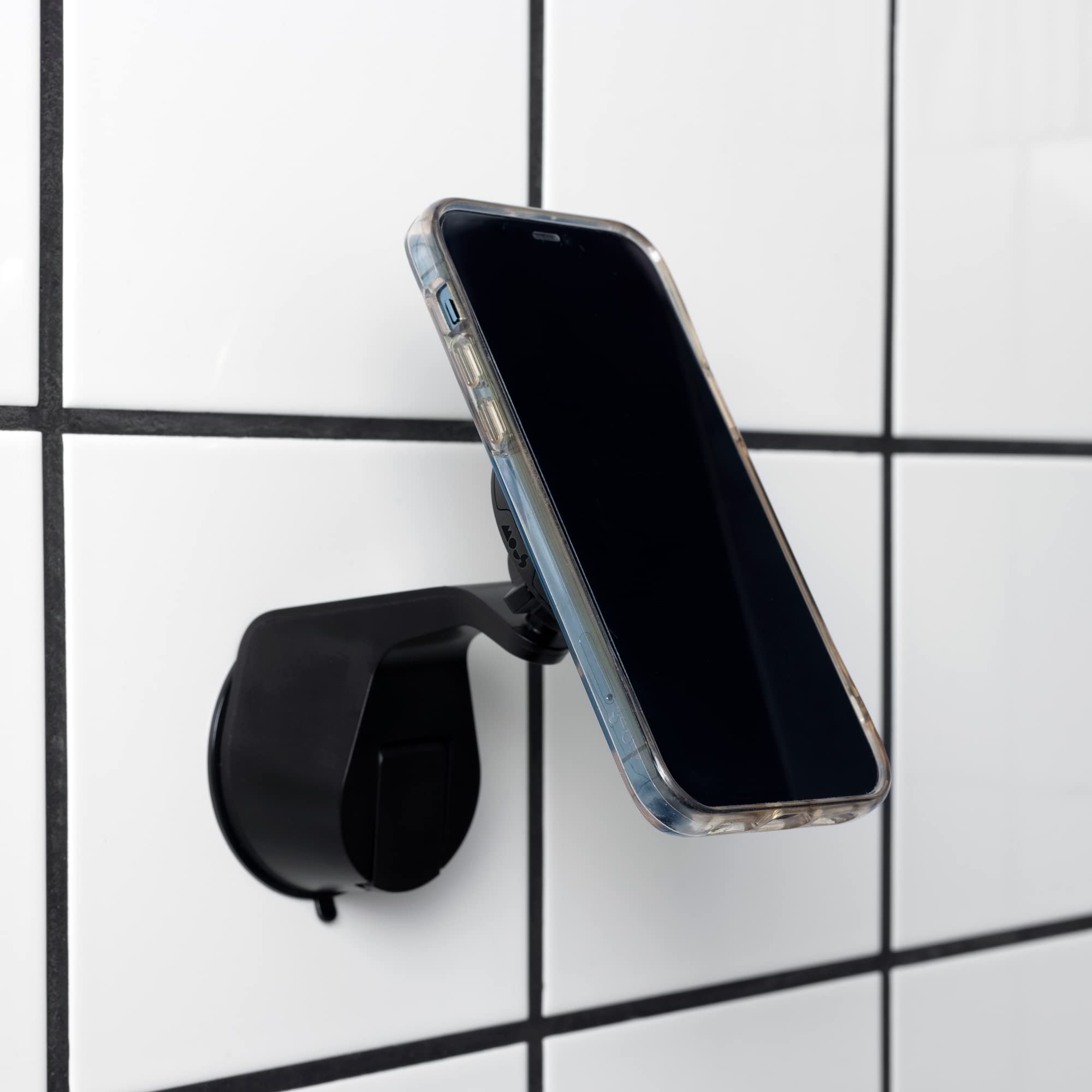 Mous β MagSafe Compatible Car Mount Phone Stand - Phone Suction Mount Compatible with iPhone 15/14/13/12 Series Phones - MagSafe Accessories (2021 Model)