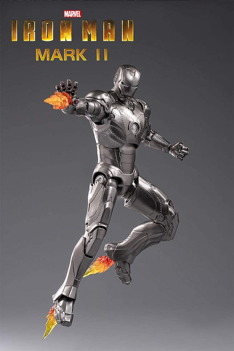 ZT 10th Anniversary 7 Inches Deluxe Collector Iron Man MK2 Action Figures