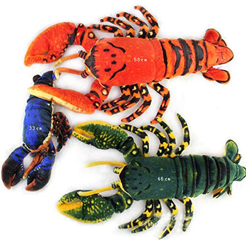 Ruzucoda Realistic Stuffed Lobster Cute Dolls Plush Animal Toys Red 12 Inches