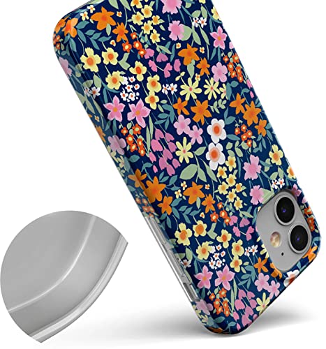 Casely iPhone 11 Case | Full Bloom | Navy Floral Case