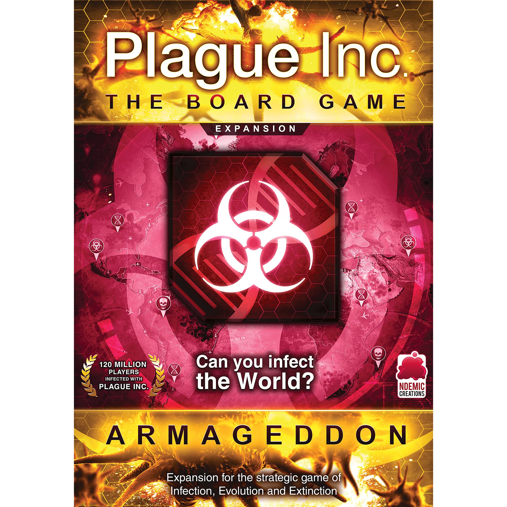 Plague Inc. Board Game Expansion | Strategy Board Game for Adults and Teens | Fun Game for Game Night | Ages 14 and up | 1 to 5 Players | Average Playtime 60-90 Minutes | Made by Ndemic