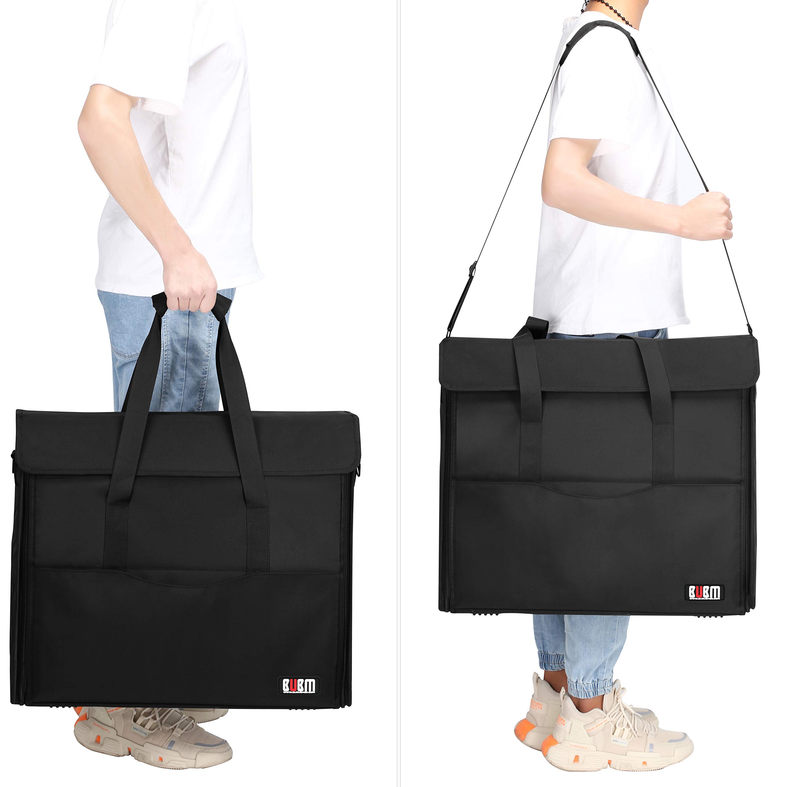 BUBM 21.5"/24" Nylon Carry Tote Bag Compatible with Apple iMac Desktop Computer, Travel Storage Bag for iMac 21.5-inch and 24 inch