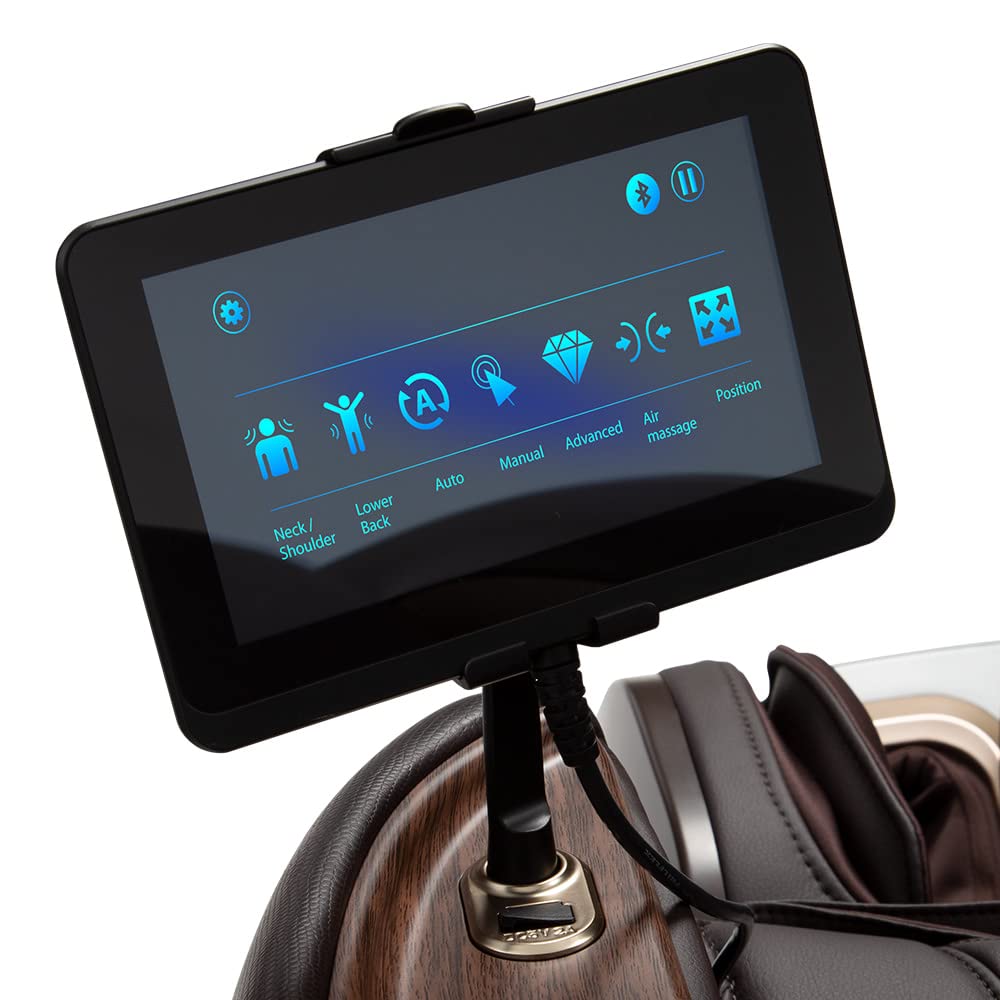 Titan AmaMedic Hilux | 4D MassageChair | Heated Back Roller Massage | SL-Track | Specialized 18 Airbags| Automatic Extendable Footrest up to 7.1”" (Black)