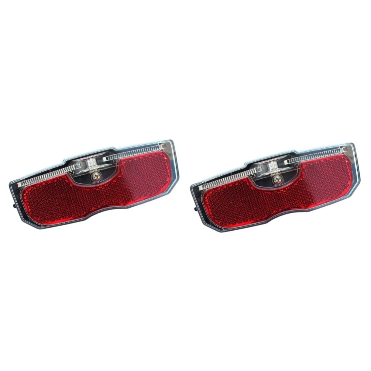 CLISPEED 2pcs Road Bike Tail Light taillight with Lights Reflector Warning Light Strip Mountain Bike Bike Tail lamp Bike Rear Lights Riding Headlight Flashlight Scattered Beads