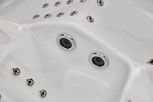 Casey 3 Person 47 Jet Lounger Hot Tub with Bluetooth