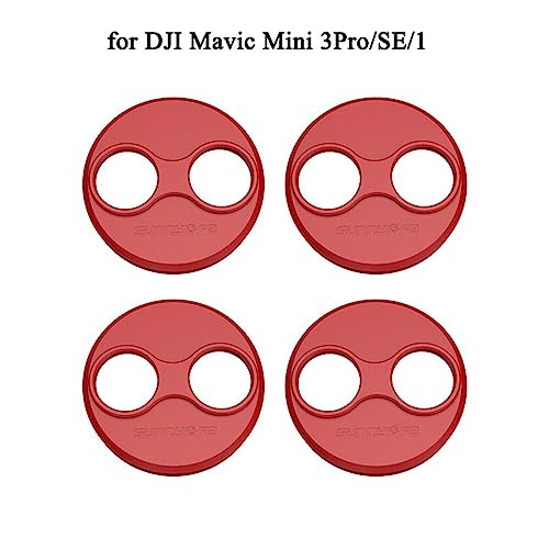 Mavic Mini 3 2 1 Motor Cover Cap Drone Dust-Proof Engine Protector Guard Protective Accessories for DJI Mavic Mini 2 SE 3 Pro (for Mini 1 SE 3 3Pro Red)