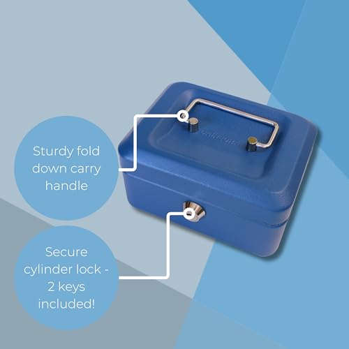Cathedral 6" Cash box blue