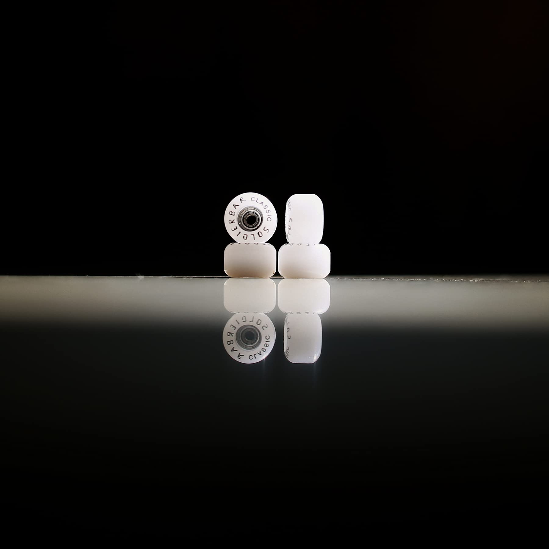 Soldierbar Fingerboards Parts ( PRO Sixth generation) Logo Handmade Wheels (Non CNC) Ice Wheels