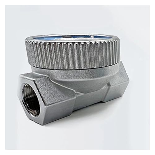 Flow Meter Aluminum Alloy High Precision Electronic Digital LCD Fuel Gauge Methanol Oil Flow Meter DN20MM Blue Circular Flowmeter High Stability and Convenient Operation