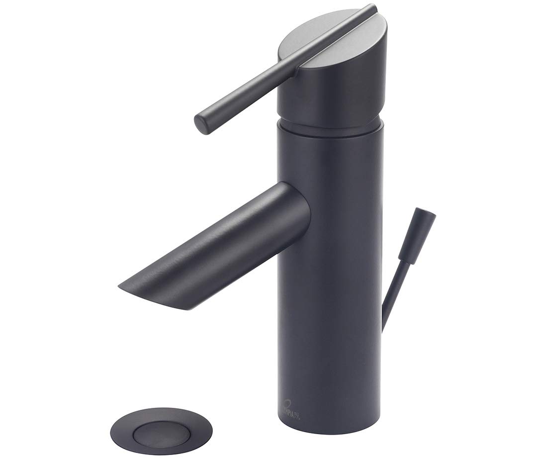I2V - Single Handle Bathroom Faucet - Matte Black
