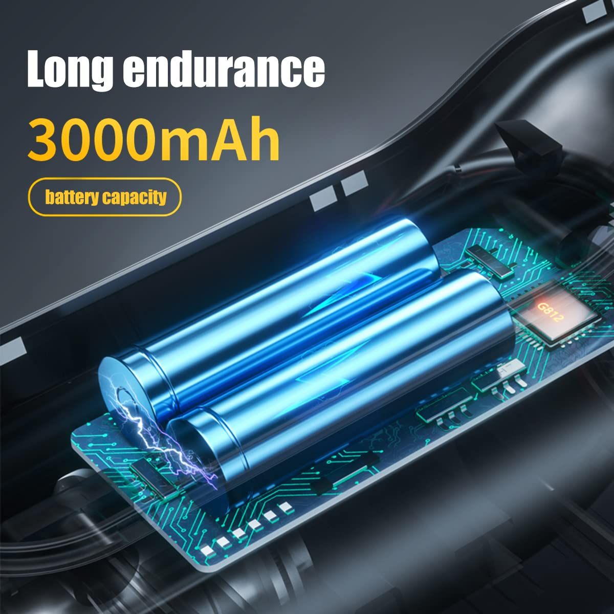 Tkkfipa Handheld Vacuum Cleaner Cordless - Vacuuming Home Dust Rechargeable High Power, Mini Vacuum Cleaners Lightweight Pet Hair Small Vac Buster for Vehicle Kitchen, dust Buster Grey+Orange