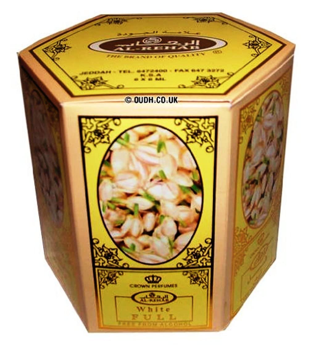 White Full - 6ml (.2oz) Roll-on Perfume Oil by Al-Rehab (Crown Perfumes) (Box of 6)