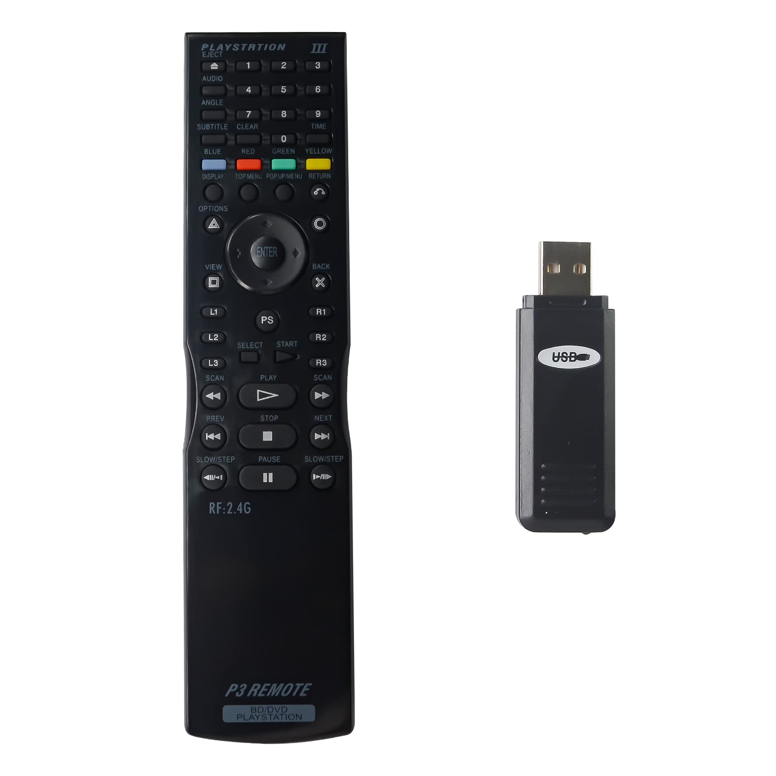 Universal Replacement Remote Control for Sony BD PS3 Media Bluetooth Blu-ray Disc Player Playstation