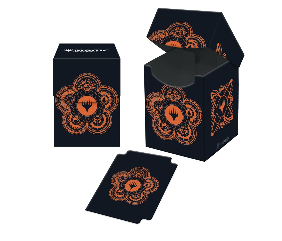 Ultra Pro - Magic: The Gathering Mana 7 Plains Deck Box 100+ - Protect Your Cards While On The Go, and Always Be Ready for Battle Against Friends or Enemies with A Stylish Full-Color Deck Box