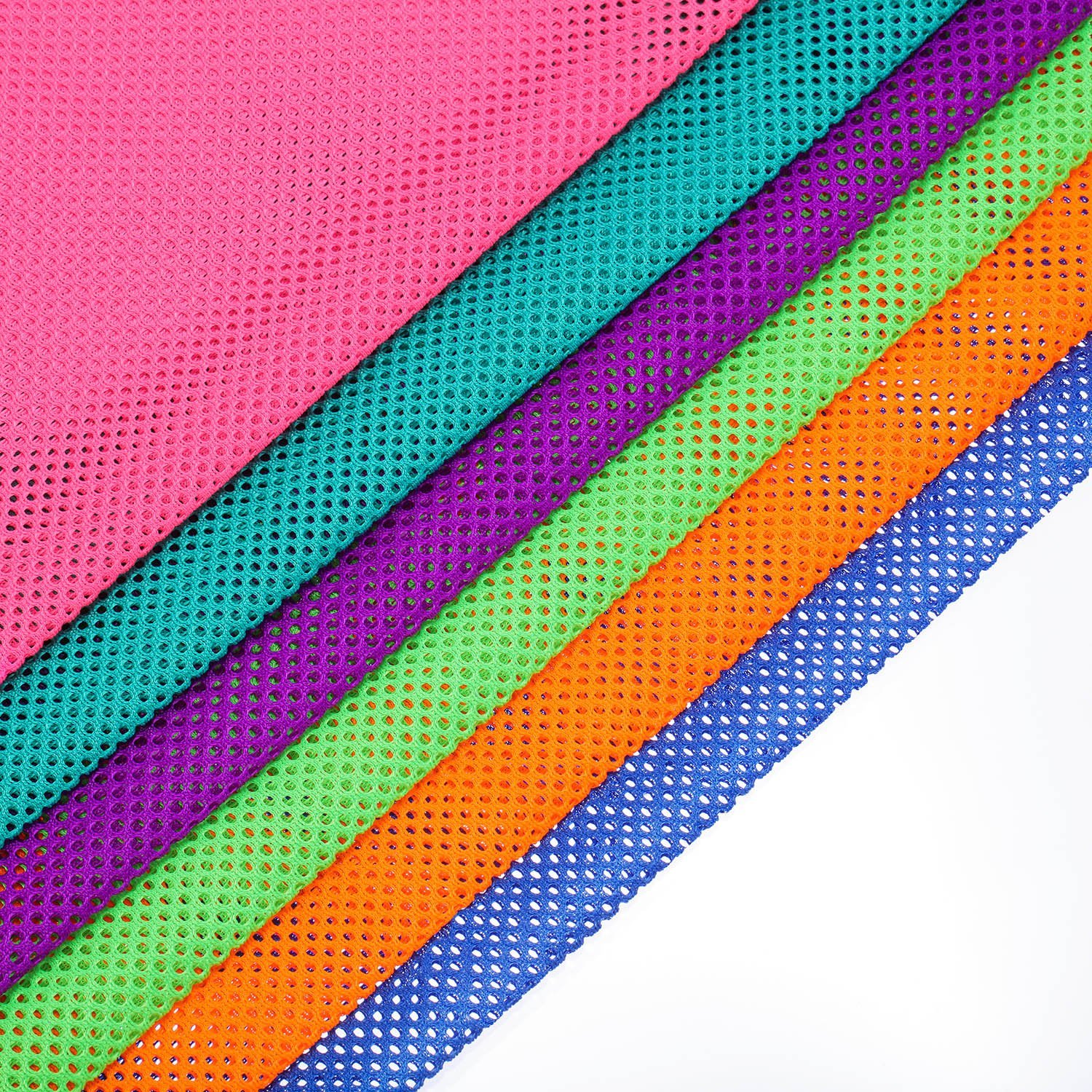 Frienda 6 Pieces Mesh Stuff Sack, 12 x 18 Inch Durable Nylon Mesh Drawstring Laundry Bag for Rinsing Beach Toys, Seashell Collecting, Mesh Bags and Travel (Multicolor)