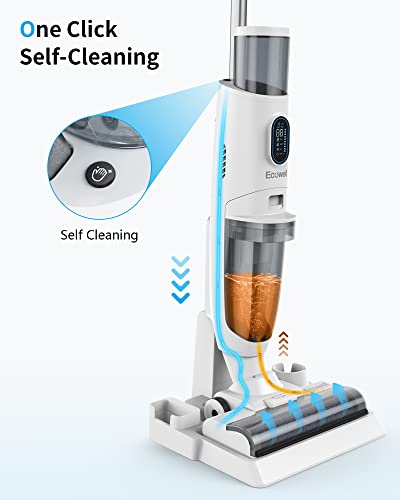 Ecowell WCVP02 Shop Wet Dry Vacuum Cleaner and Mop, 8.6 Pounds, White