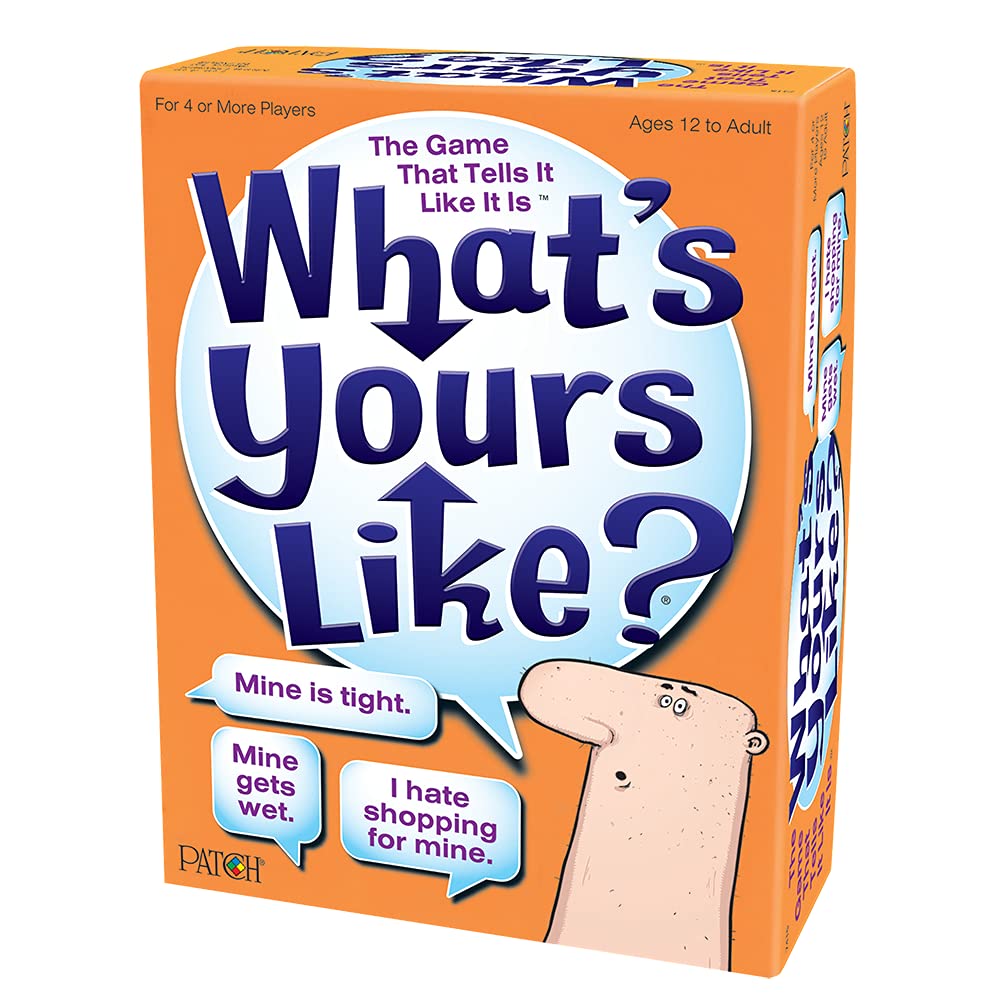 PlayMonster What's Yours Like? β Hilarious Party Card Game β Describe What Your Guess Word is Like β Ages 12+