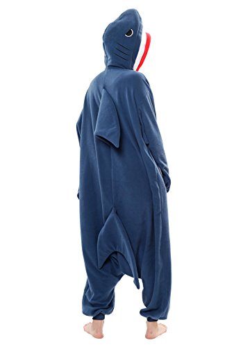 SAZAC Shark Kigurumi - Onesie Jumpsuit Halloween Costume