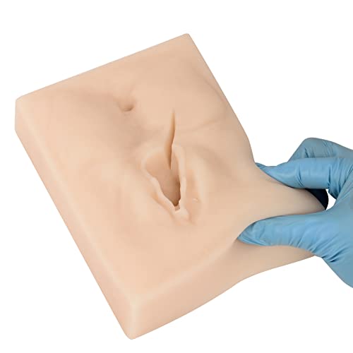 Female Vulva Incision Perineal Suture Practice Model (Right Cut) Laceration/Episiotomy Suture Simulator Practice for Gynecology Teaching to Medical Student, Doctor Training