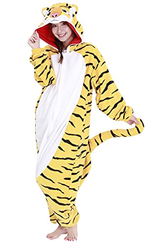 SAZAC Tiger Kigurumi - Onesie Jumpsuit Halloween Costume