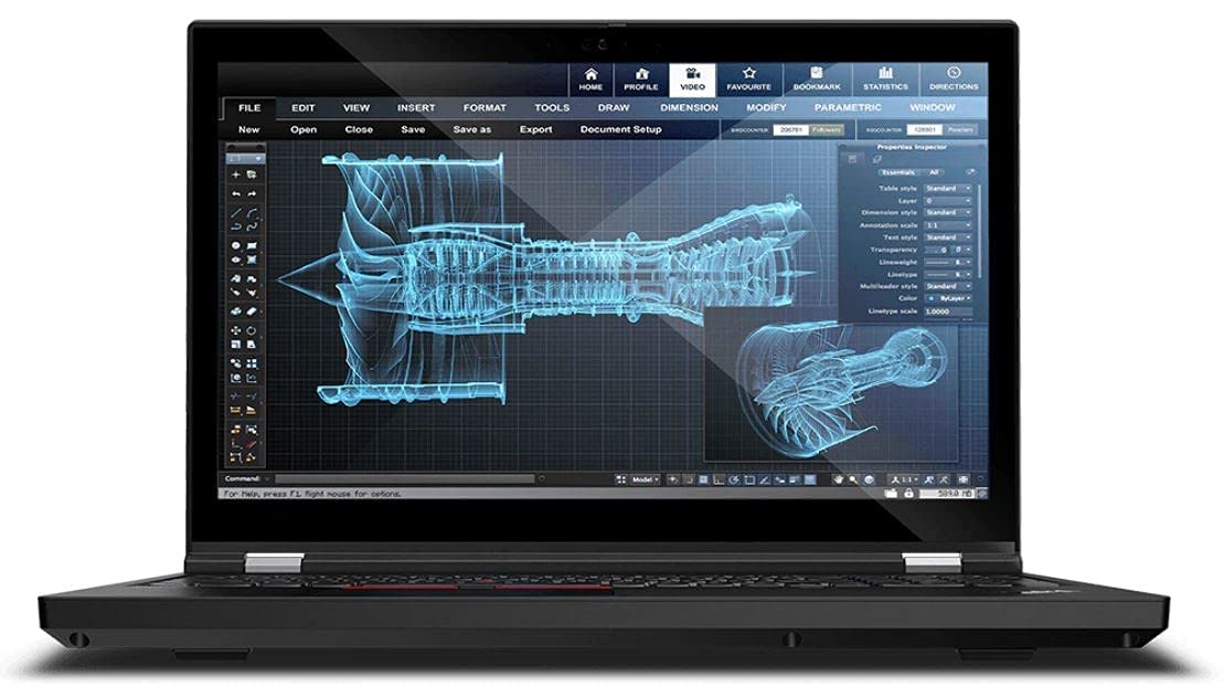 Lenovo Latest ThinkPad T15g Gen 2, 11th I7-11800H, 15.6" 4K UHD (3840 x 2160), HDR400, 600 nits, 64 GB DDR4, 2 TB SSD, RTX 3080 with Max-Q 16GB, Win 10 Pro - Black