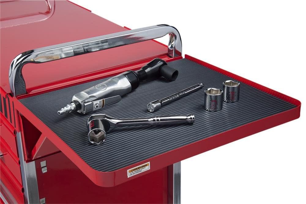 Sunex 8045 Professional 5 Drawer Service Cart with Locking Top- Red