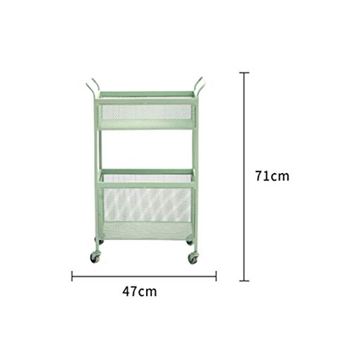 Magazine & Newspaper Baskets Magazine Rack Wrought Iron Rack Wheeled Living Room Book Storage Basket Bedroom Bedside Locker Living Room Storage Cart Floor-Standing Multi-Layer Storage Rack