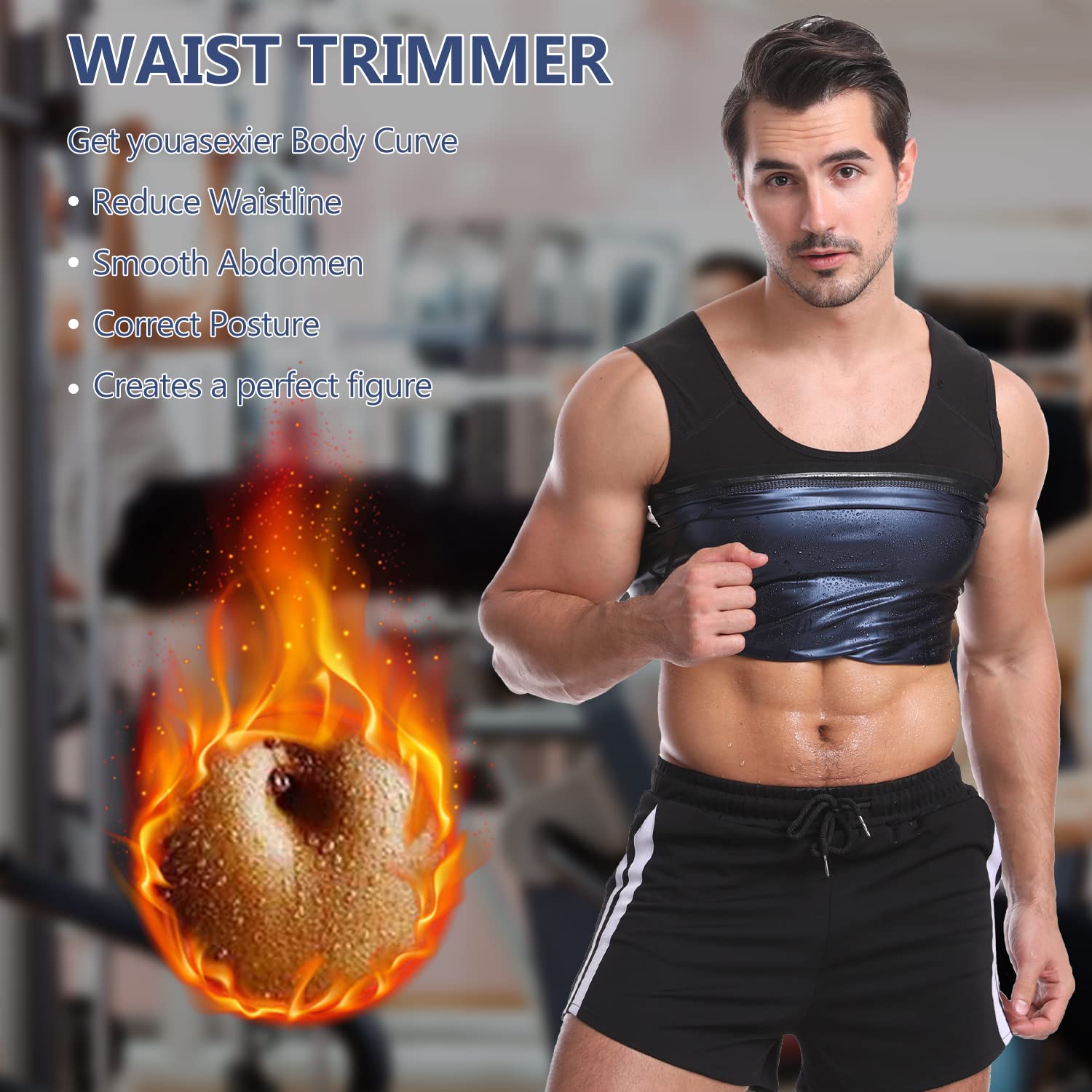 DAFUZ Gynecomastia Compress Tank Top, Compression Tank Top Men, Men Slimming Body Shaper Vest