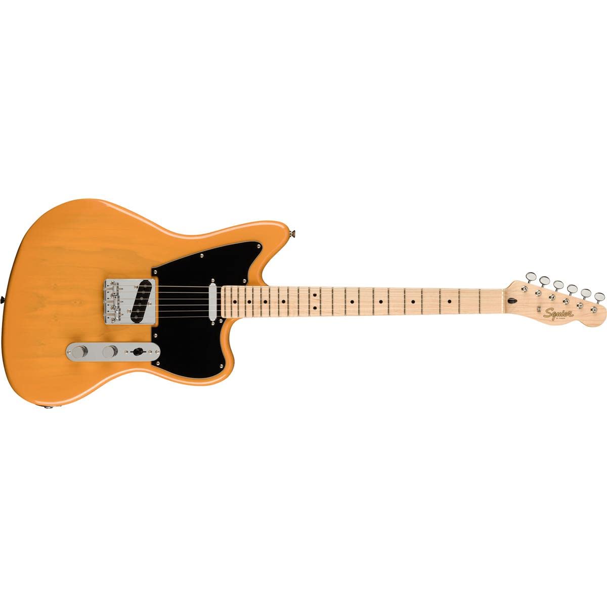 Squier Paranormal Baritone Cabronita Telecaster Electric Guitar, with 2-Year Warranty, Surf Green, Laurel Fingerboard