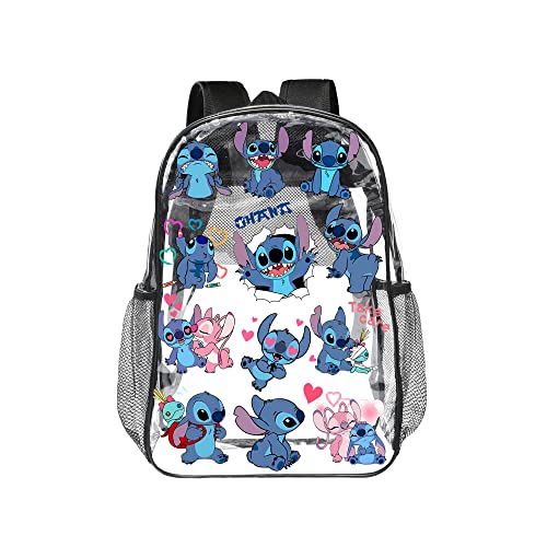 Clear Backpack Water Proof Transparent Travel Backpack Cute School Travel Backpack for Kids Women Men Hiking
