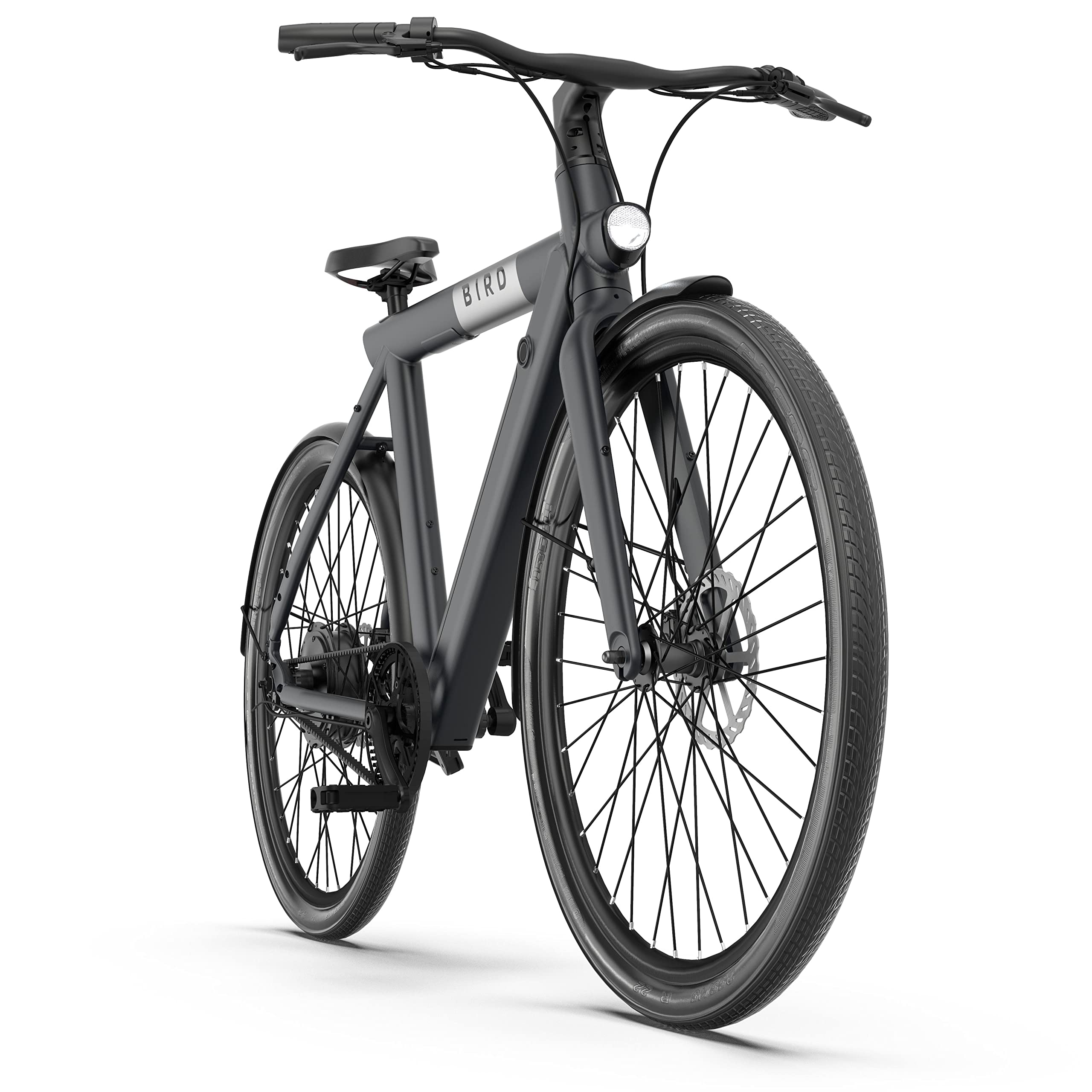 BirdBike A-Frame eBike with 50mi Max Operating Range & 20mph Max Speed, Stealth Black