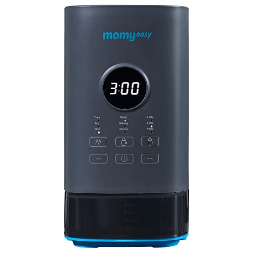 MOMYEASY Bottle Warmer, 3 Min Fast Baby Bottle Warmer with Accurate Display Timer, Baby Breastmilk Formula Milk Warmer, Temperature Control 48H Keep Warm and Auto Shutoff
