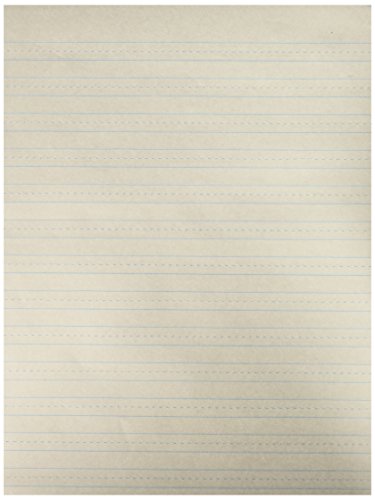 School Smart Skip-A-Line Filler Paper, Un-punched, No Margin, 8 x 10-1/2 Inches, 200 Sheets, White - 087152