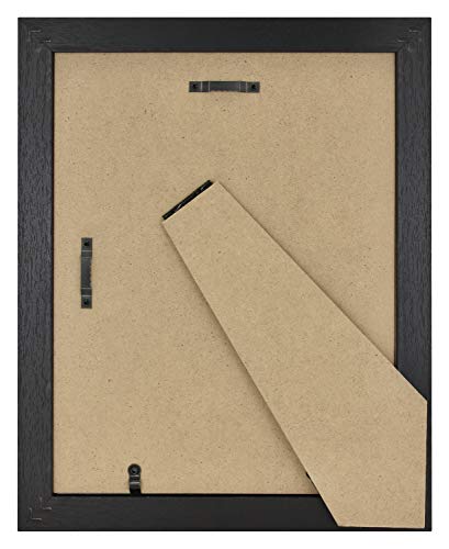 MCS Studio Document Frame, Gallery Wall Frame Fits 8.5 x 11 Diplomas, Documents & Certificates, Black Woodgrain, Single