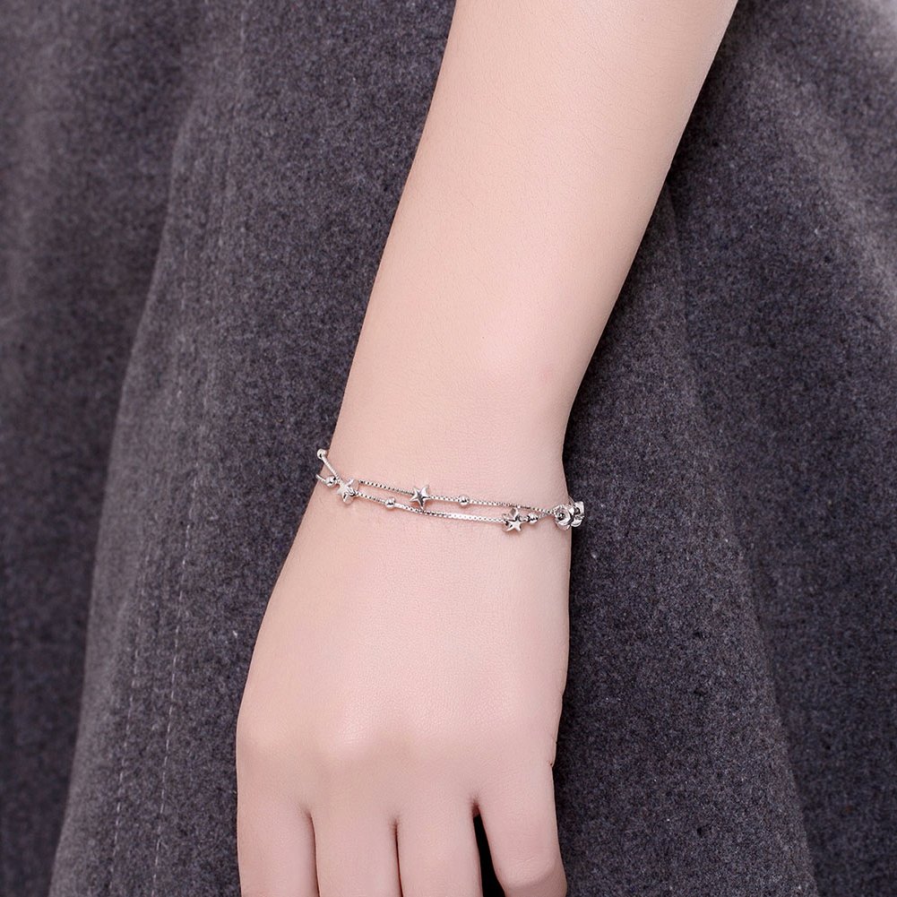 Borong Star Bracelet for Women with 925 Sterling Silver