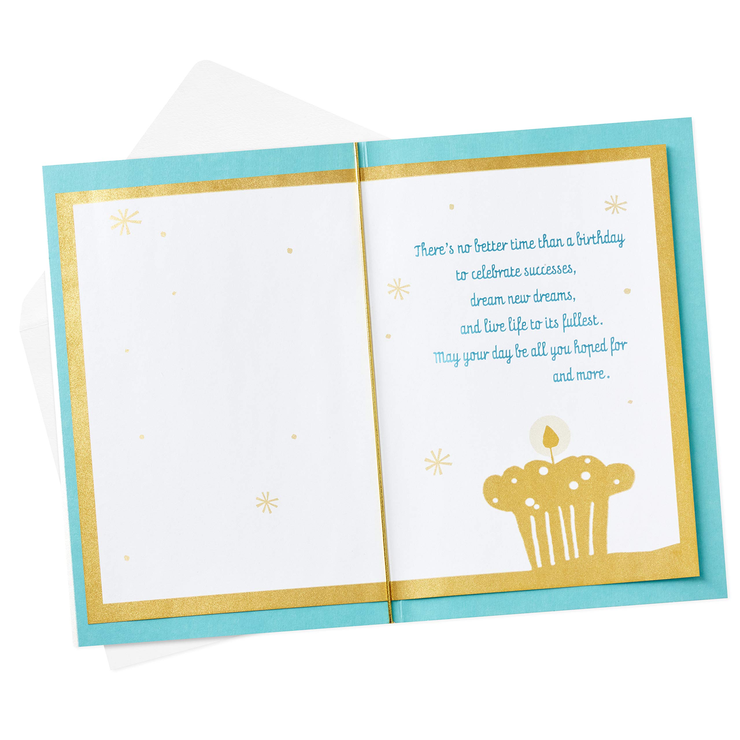 Hallmark Birthday Card (Live Life to the Fullest), Snowy Cupcakes (0499RZB1160)