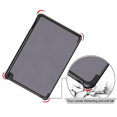 Tablet PC Case Case for Kindle Fire 7 2022 Release Case 7.0Inch Tri-Fold Smart Tablet Case,Ultra Slim Lightweight Stand Case Hard PC Back Shell Folio Case Cover,Auto Sleep/Wake Tablet Case Tablet home