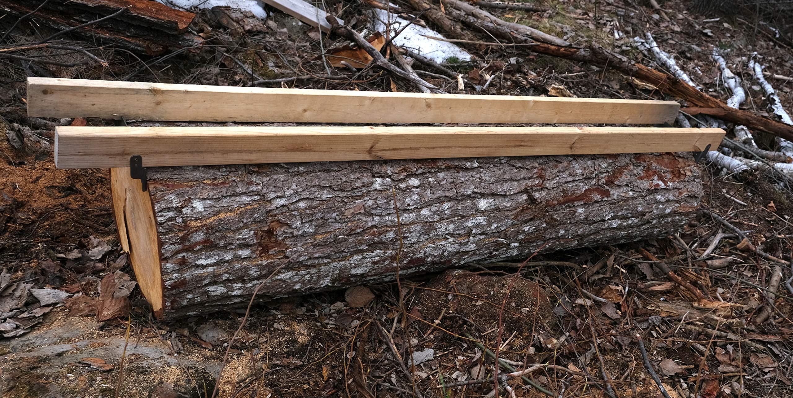 Chainsaw Mill Guide Rail Lumber Metal Brackets System - Sawmill Saw Guide Logging Tools - Made in USA